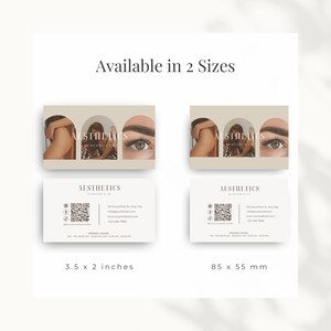 Esthetician Business Card Template | Skincare Med Spa Business Card ...