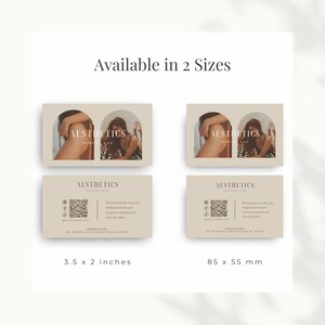 Esthetician Business Card Template | Skincare Med Spa Business Card ...