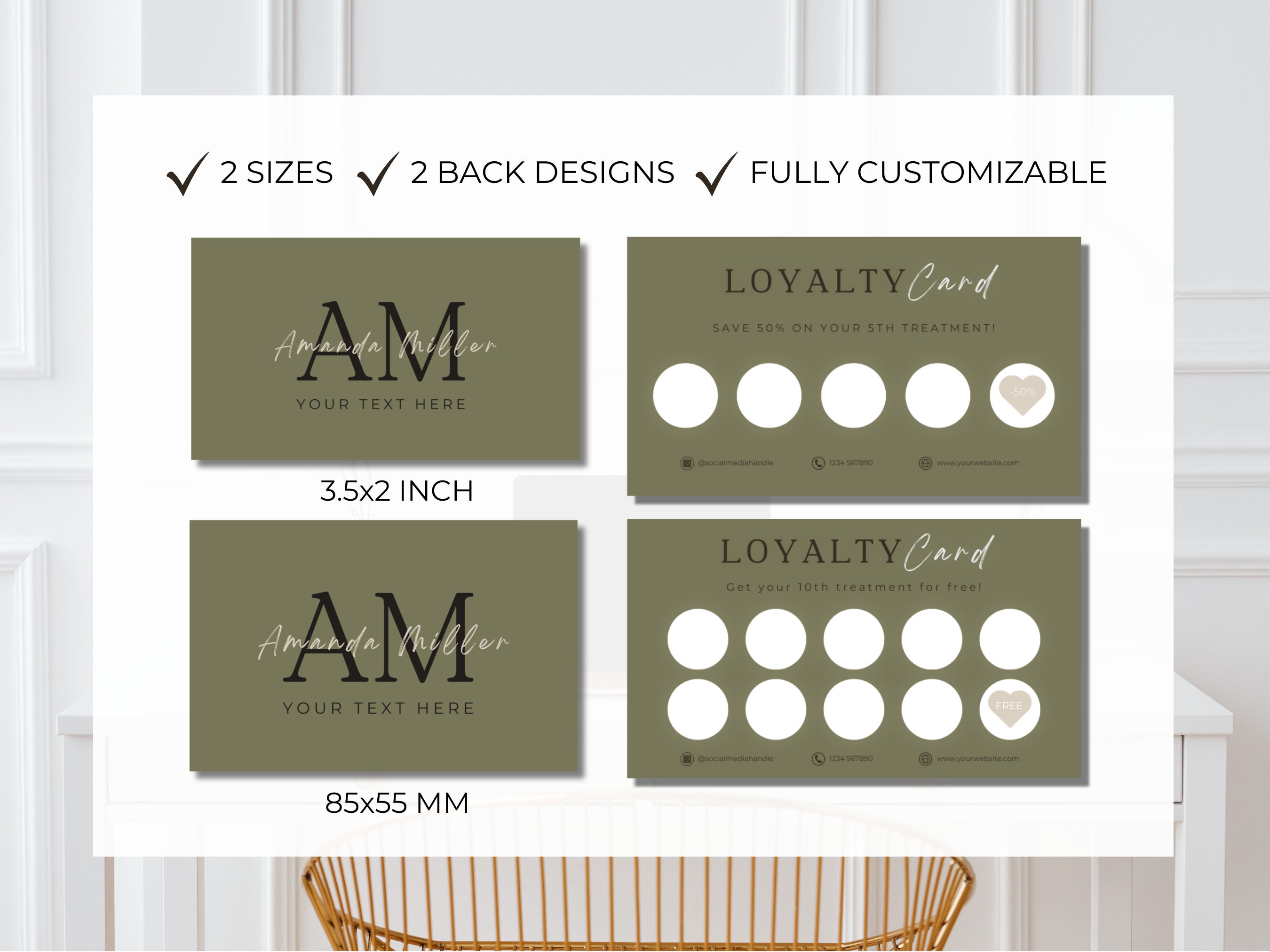 Loyalty Card | Salon Loyalty Card | Beauty Loyalty Card | Loyalty ...