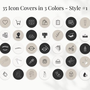 400 Esthetician Skincare Beauty Instagram Story Highlight Covers ...
