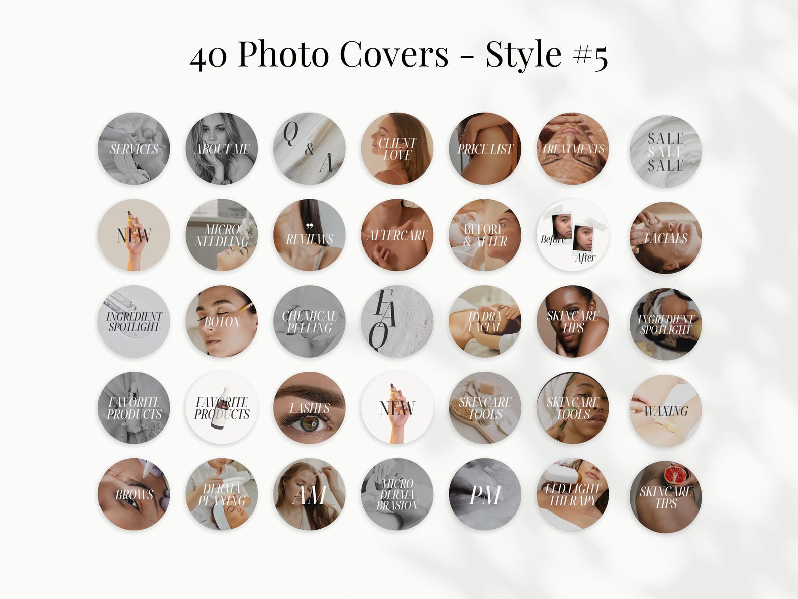 400 Esthetician Skincare Beauty Instagram Story Highlight Covers ...