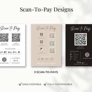 Price List and Scan to Pay | QR Code Sign | Pricing List | Scan to Pay ...