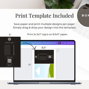 Price List Template Scan to Pay Sign QR Code Sign Pricing List Connect ...
