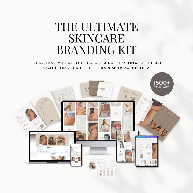 Spa Branding Kit Logo - Etsy