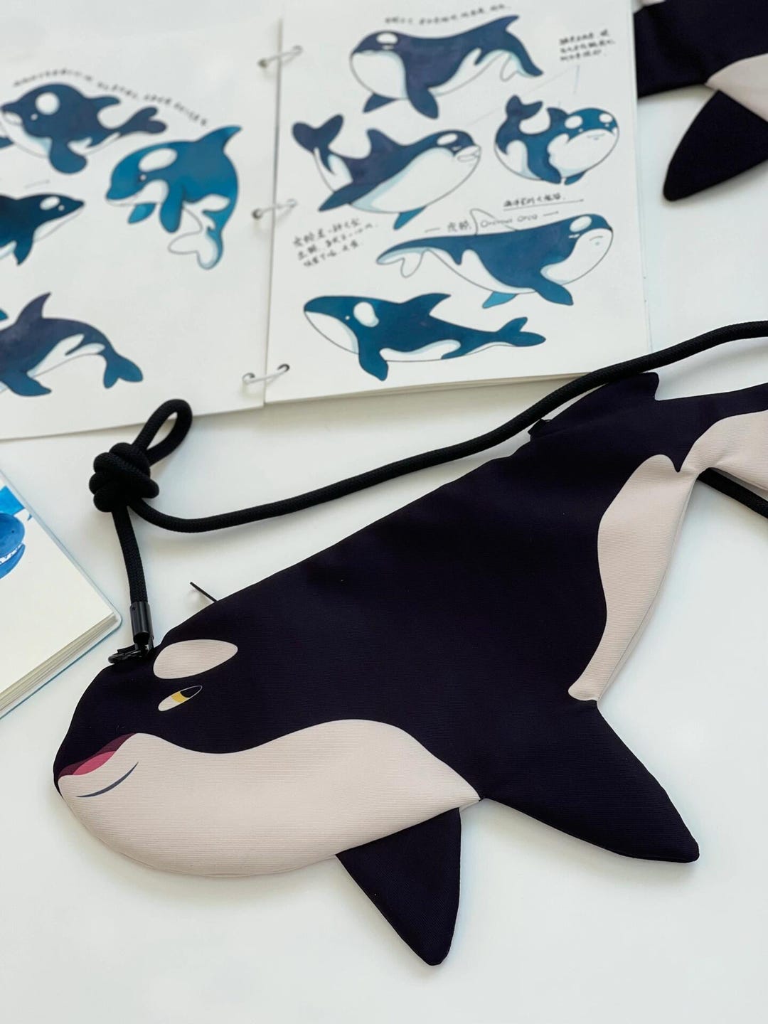 Artistic Whale Crossbody Purse - Etsy