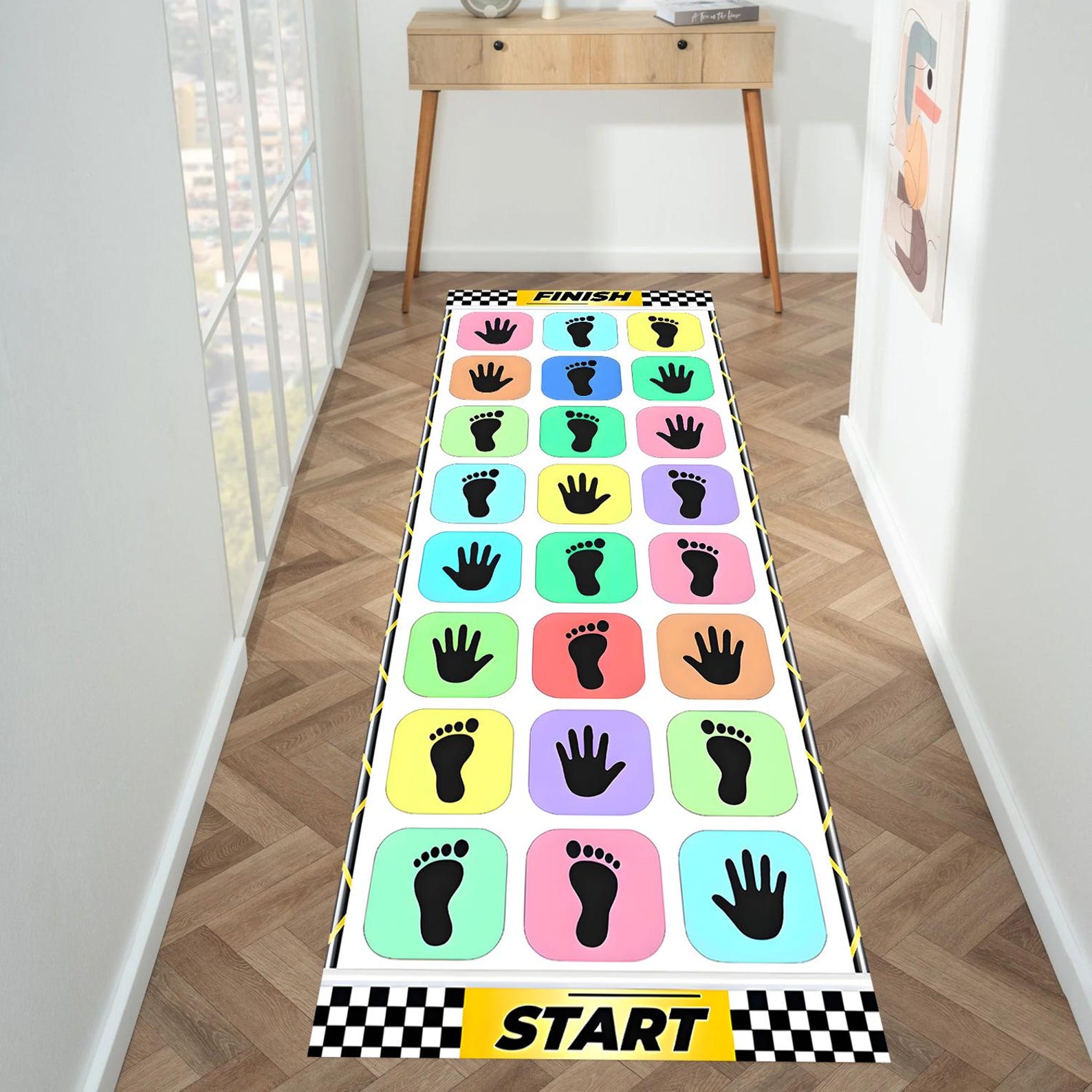 Twister Game Runner Rug, Playroom Decor, Family Fun - Etsy