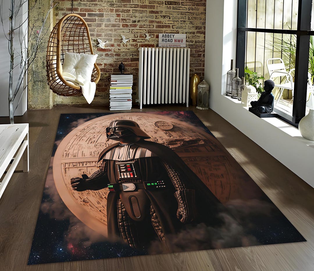 Star Wars Rug, Millenium Falcon Rug, Darth Vader Rug, 3D Rug, Retro ...