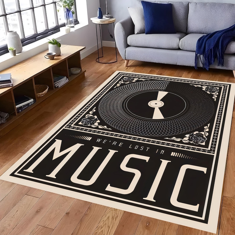 Music Themed Carpet - Etsy