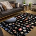 Ufo Rug, Alien Rug, Space Rug, Colorful Space Decor, Planet Rug, Kids ...