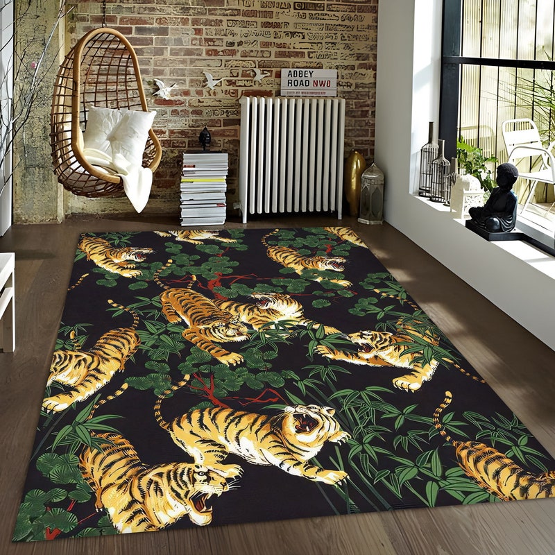Tiger Rug - Etsy