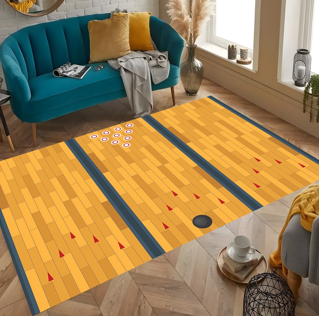 Bowling Rug, Vector Bowling Rug, Boys Room Rug, Office Rug, Home Decor ...