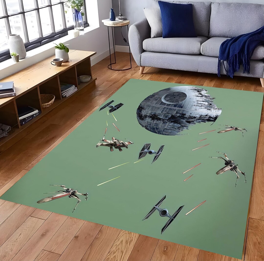 3D Star Wars, Death Star, Star Wars Rug, Movie Rug, Fantastic Rug ...