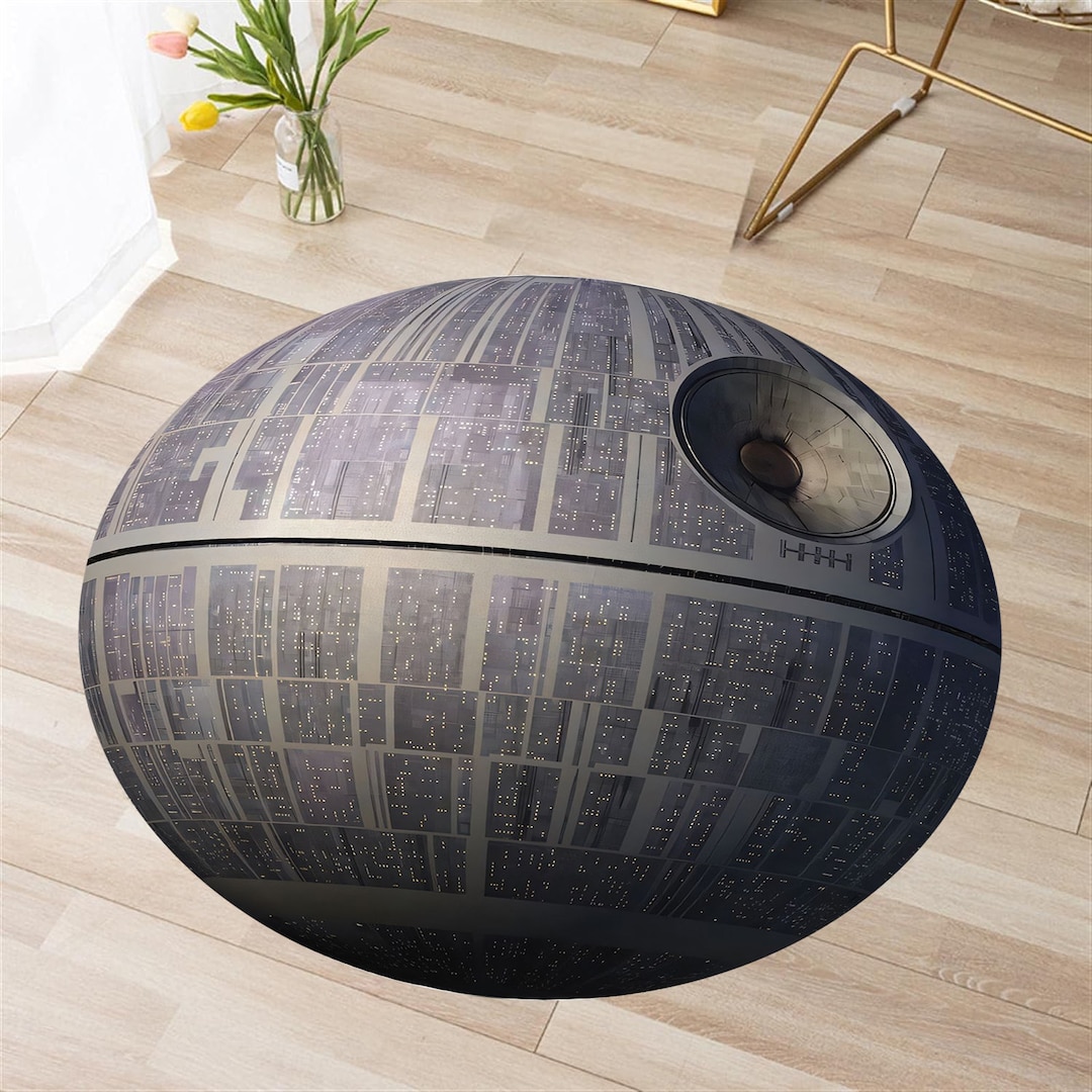 Round Rug, Death Star, Star Wars Rug, Movie Rug, Fantastic Rug ...