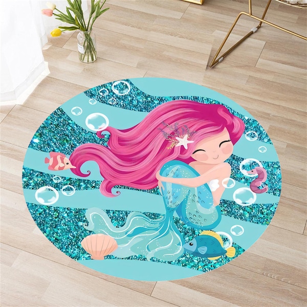 Mermaid Area Rug - Etsy