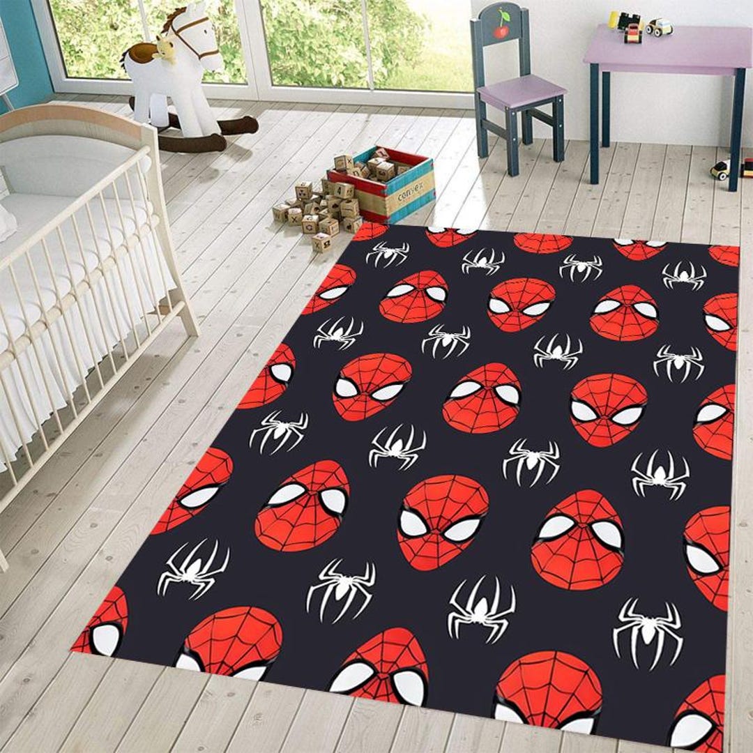 Spiderman Rug, Cool Spiderman, Superhero Rug, Spider Rug, Boys Room Rug ...