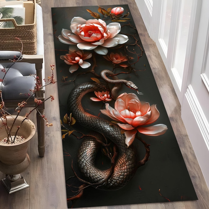 Snake Runner Rug - Etsy