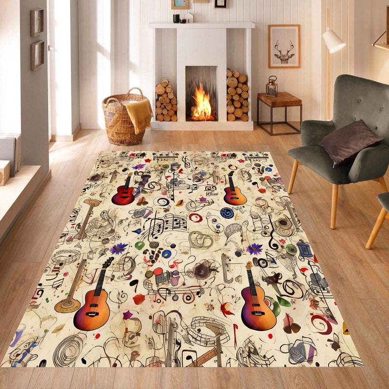 Musical Note Carpet - Etsy