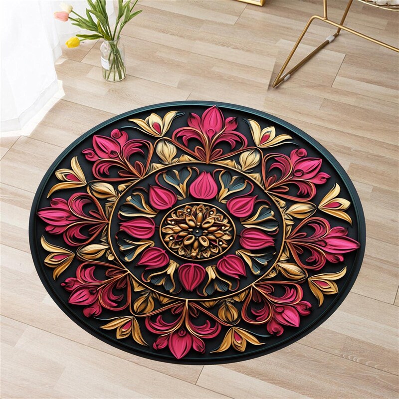 Mandala Color Carpet - Etsy