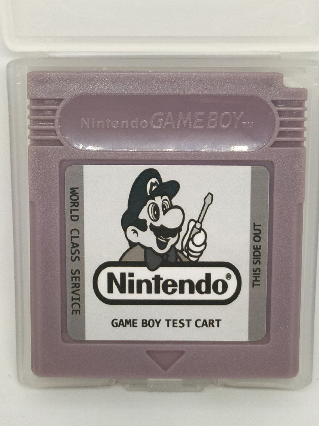 Custom Made of Nintendo Game Boy Test Cartridge Gameboy World Class ...
