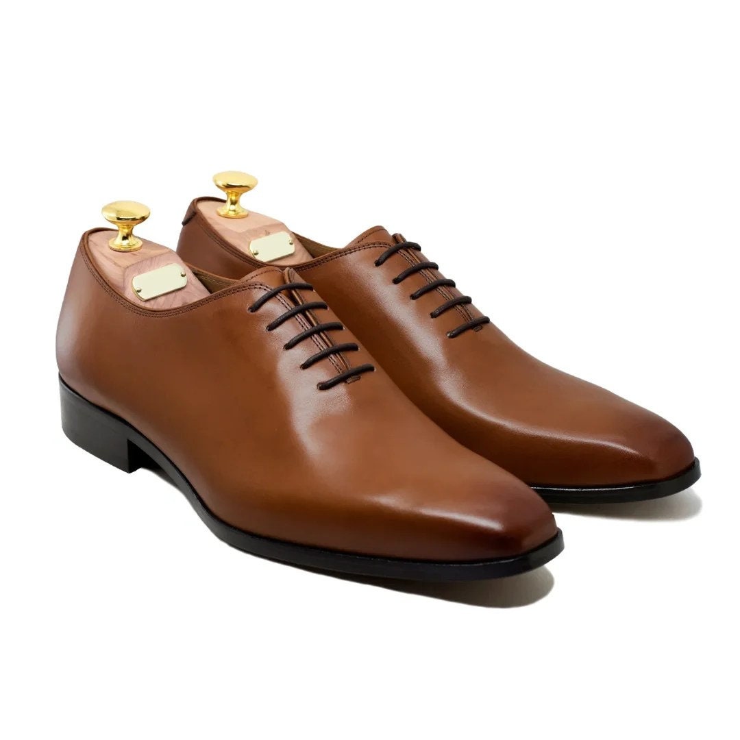 Wholecut Brown Formal Shoes for Men's Brown Dress Shoes, Men's Formal ...