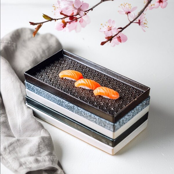 Japanese Rectangular Plates - Etsy