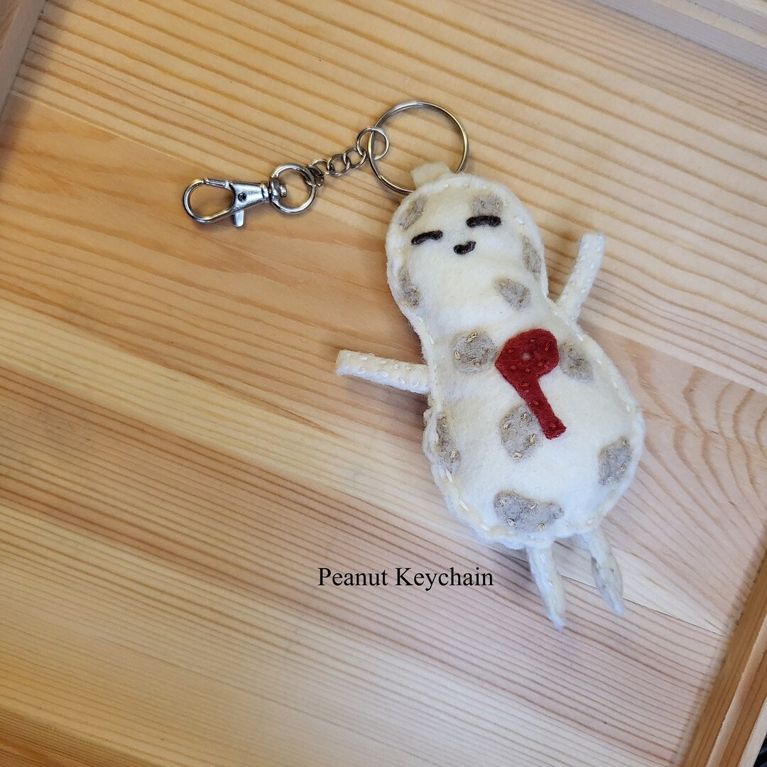 100% Hand-sewn, Spy Family Anya Peanut Inspired Anime Felt Plushie ...