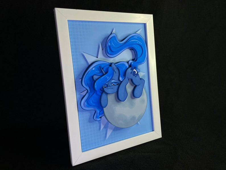 Princess Luna | My Little Pony | Shadow Box - Etsy