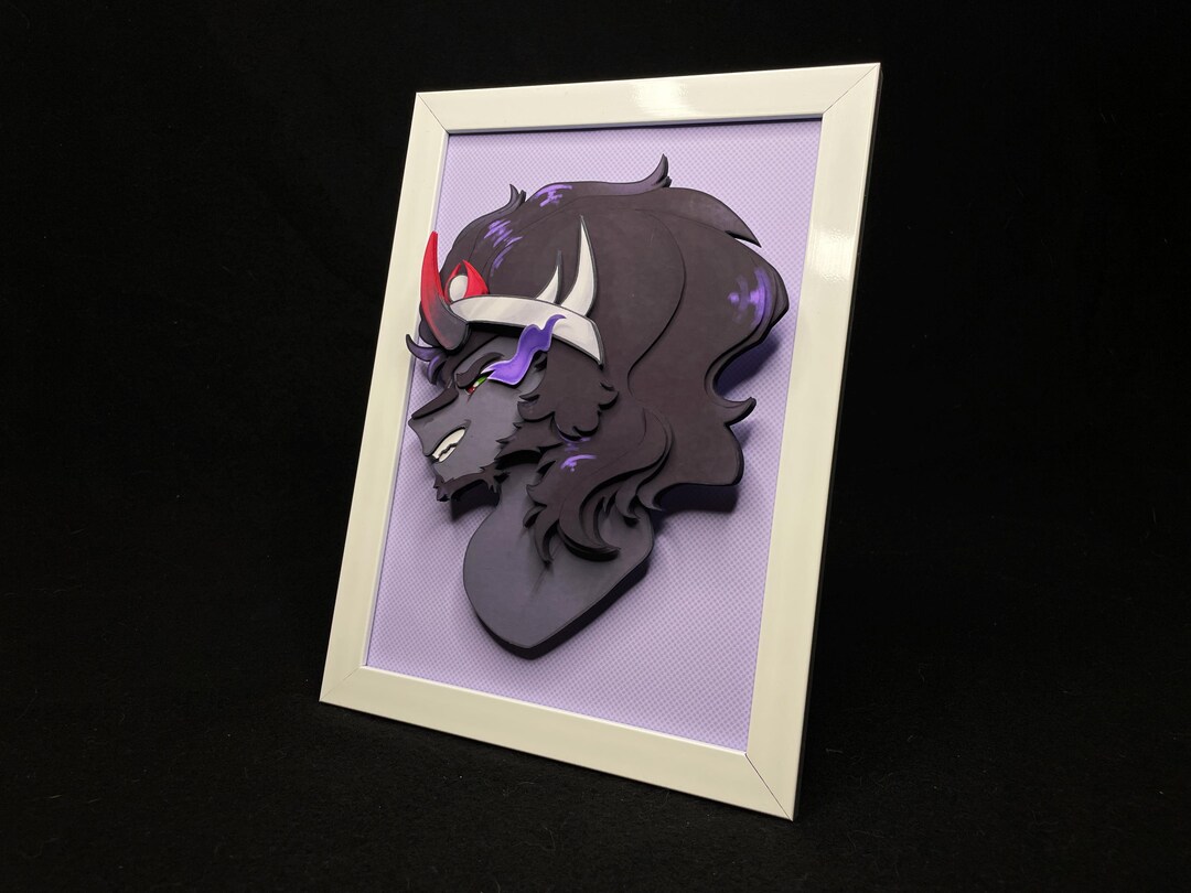 Portrait Diorama "king Sombra" — My Little Pony | A5 Format - Etsy