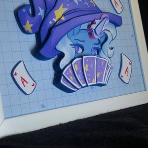 Portrait Diorama Big and Powerful Trixie With My Little Pony - Etsy