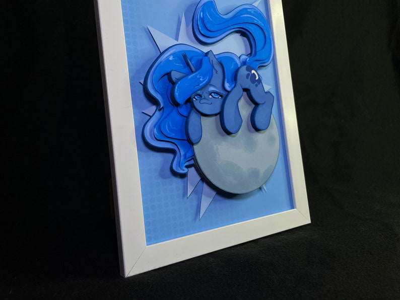 Princess Luna | My Little Pony | Shadow Box - Etsy