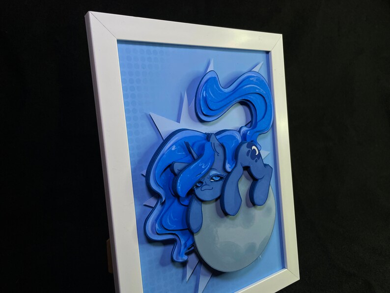 Princess Luna | My Little Pony | Shadow Box - Etsy