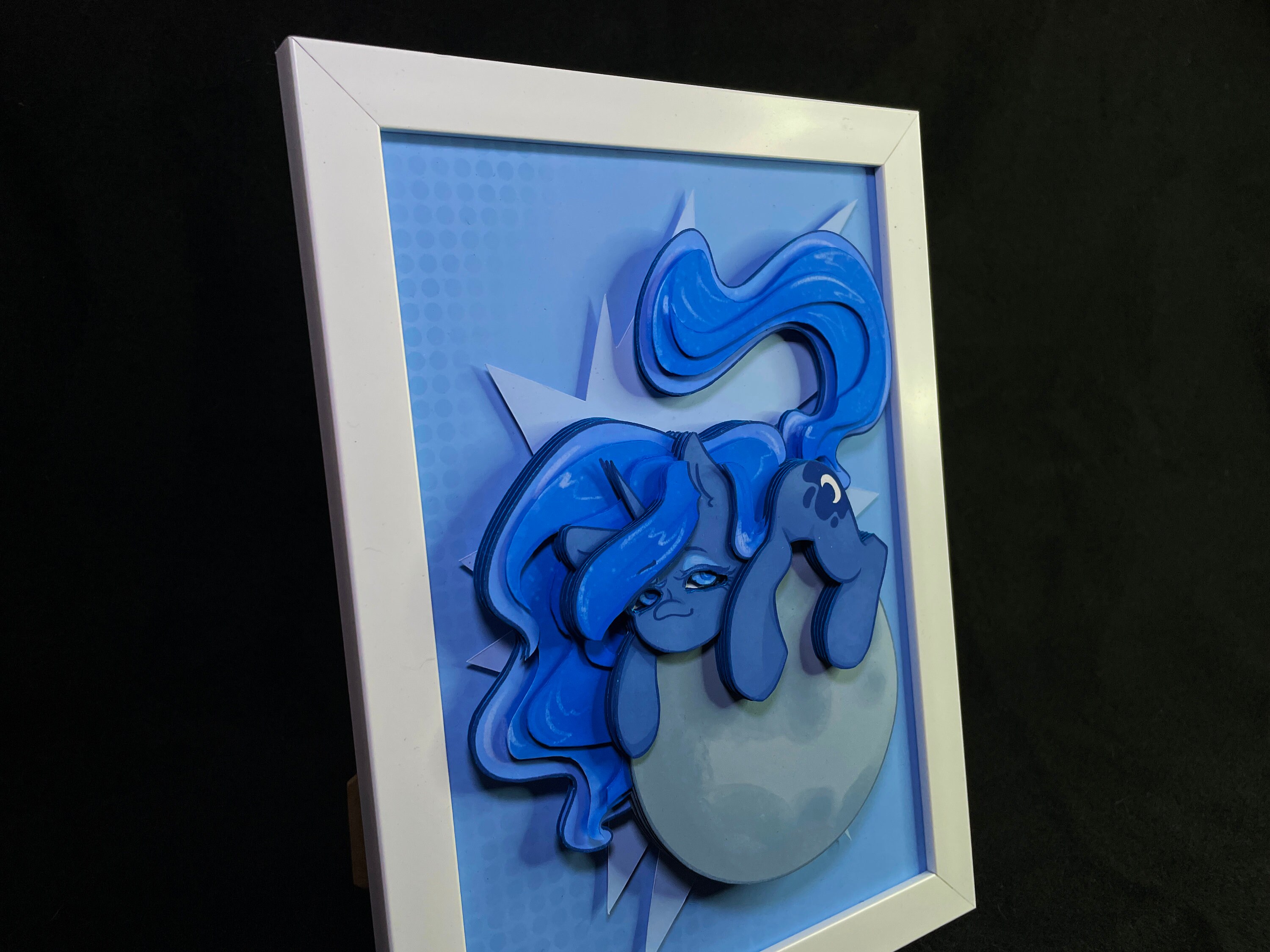 Princess Luna My Little Pony Portrait Diorama - Etsy