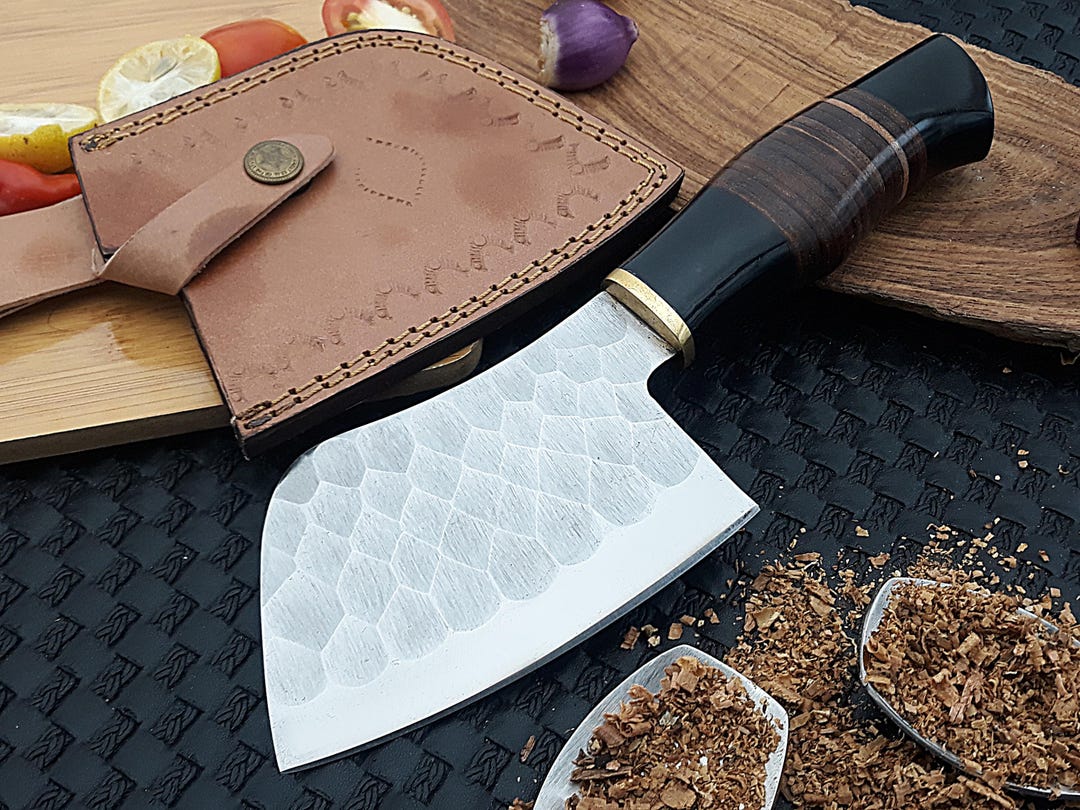 Customize Handmade Carbon Steel Cleaver Knife – Ideal for Cooking, and ...
