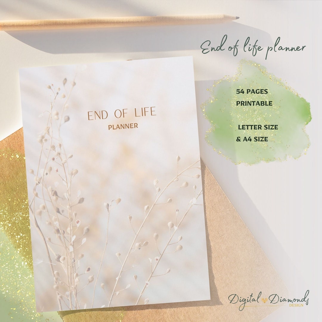 End of Life Planner Template Printable Emergency Binder Just in Case ...