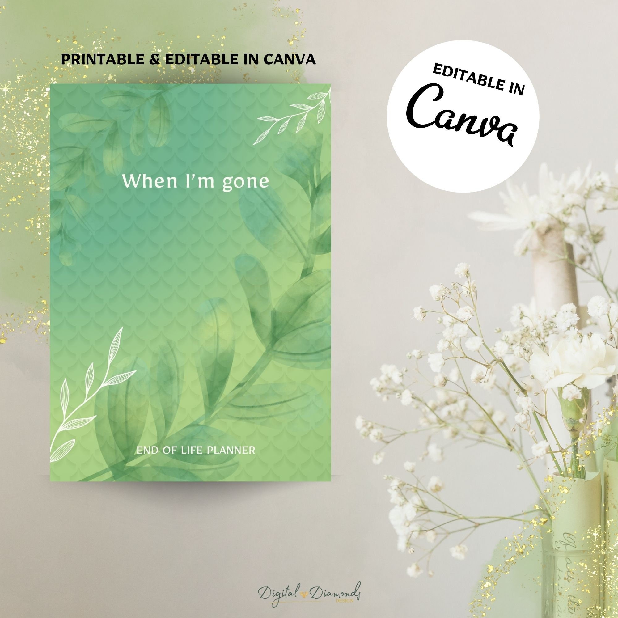 Emergency Binder Template Printable End of Life Planner Just in Case ...