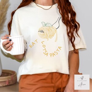 Pasta Shirt, Funny Spaghetti Shirt, Italian Food Tshirt, Foodie Shirt ...