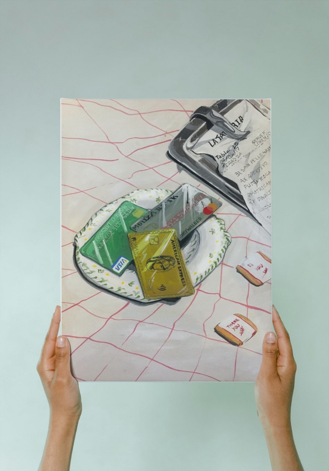 The Bill Poster Painting: DIGITAL PRINT - Etsy