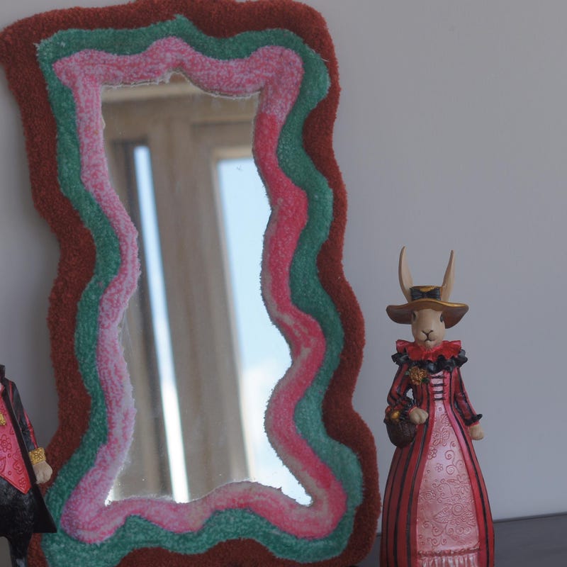 Tufted Mirror - Etsy