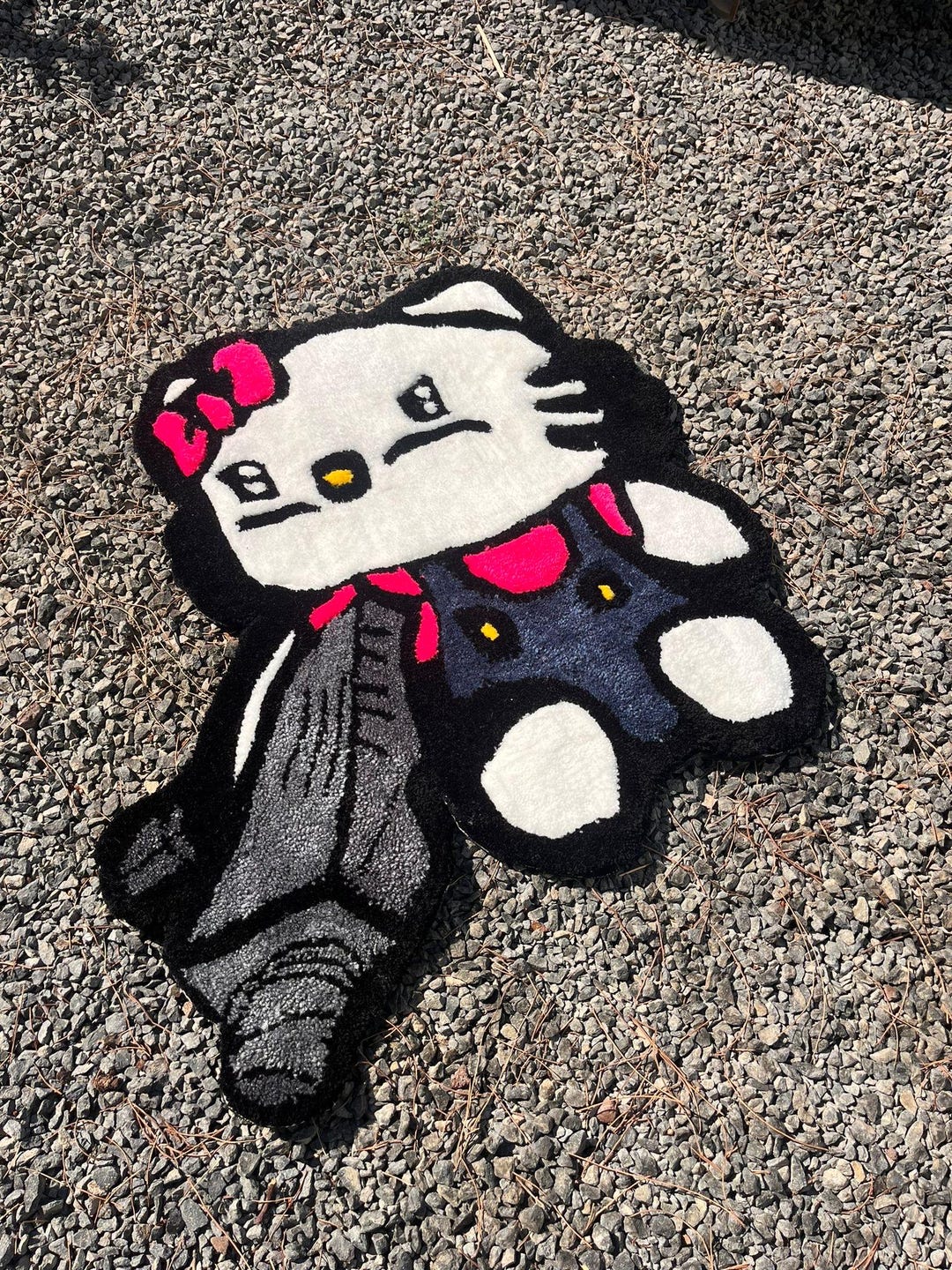 Hello Kitty Tufted Rug , Custom Hello Kitty Rug , Hello Kitty Home ...