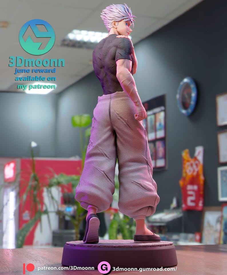 Satoru Gojo Figure Statue 3D Printed Great Gift for Collectors Handmade ...