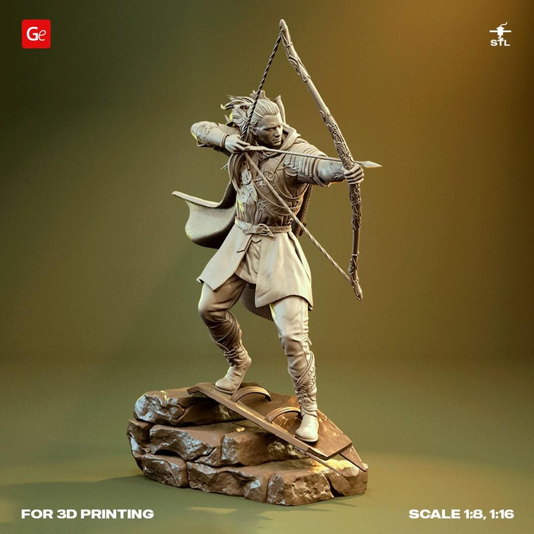 Legolas Figure Statue 3D Printed FULL COLOR Great Gift for Collectors ...