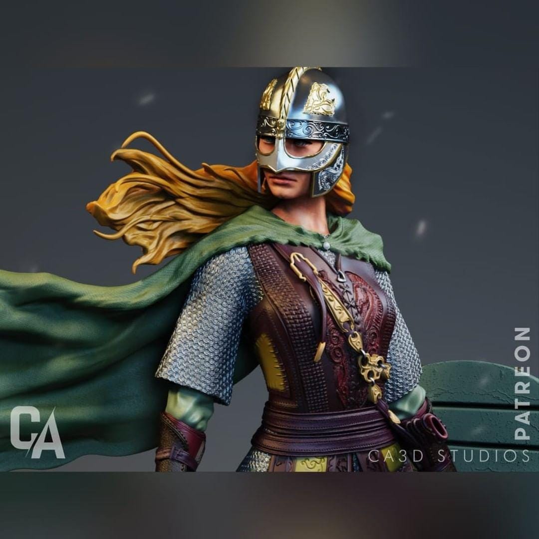 Éowyn Figure Statue 3D Printed Great Gift for Collectors Handmade Gift ...