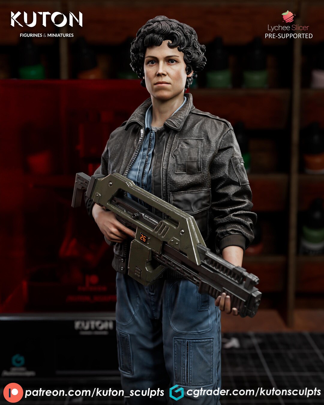 RIPLEY Figure Statue 3D Printed Great Gift for Collectors Handmade Gift ...