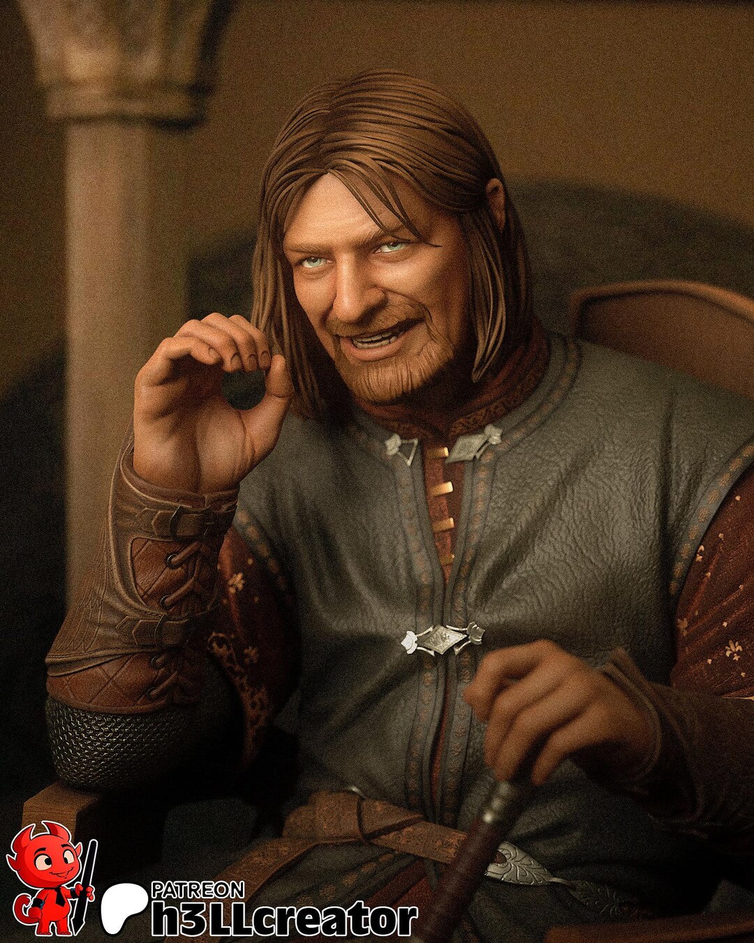 Boromir Figure Statue 3D Printed Great Gift for Collectors Handmade ...
