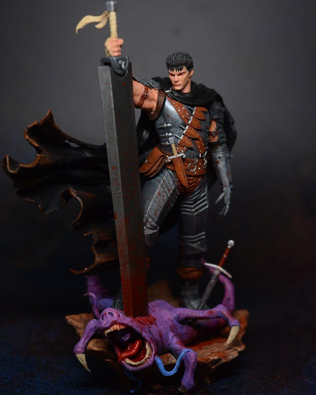 Guts Figure Statue 3D Printed Great Gift for Collectors Handmade Gift ...