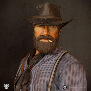 Arthur Morgan Figure Statue 3D Printed Great Gift for Collectors ...