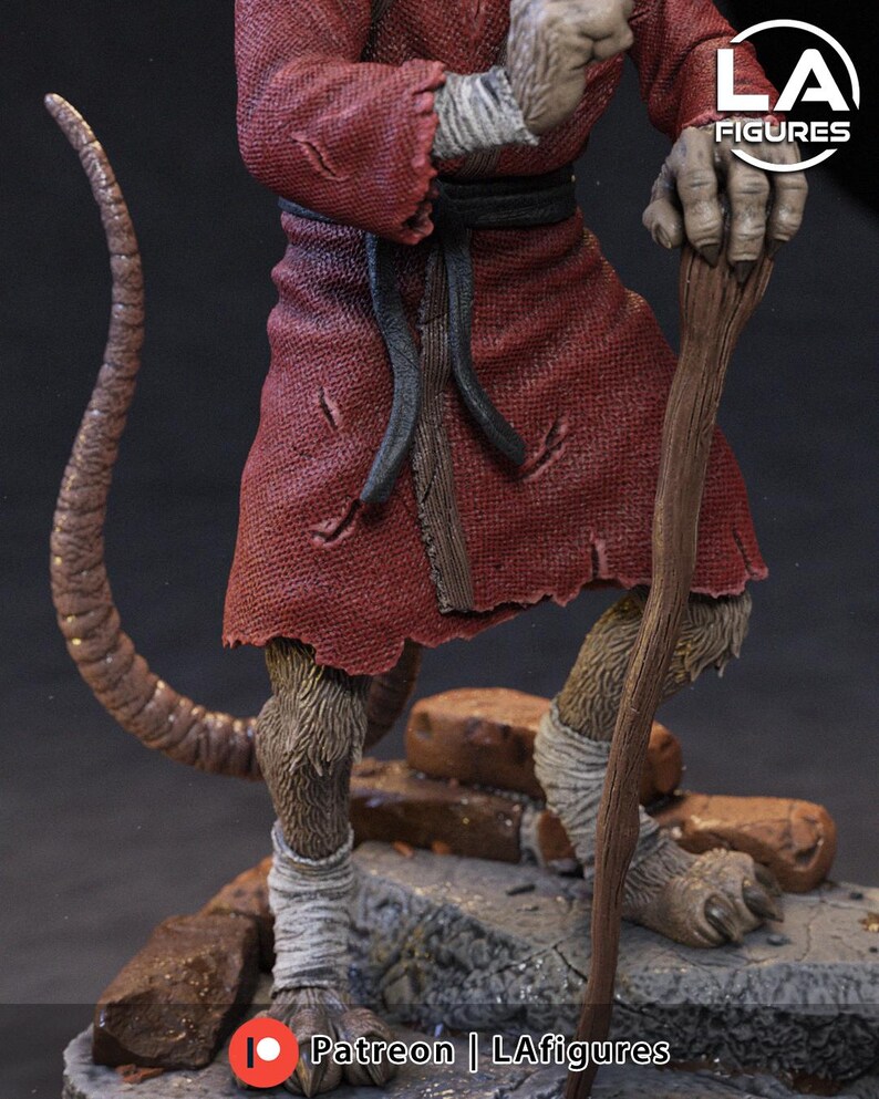 Splinter Figure Statue 3D Printed Great Gift for Collectors Handmade ...
