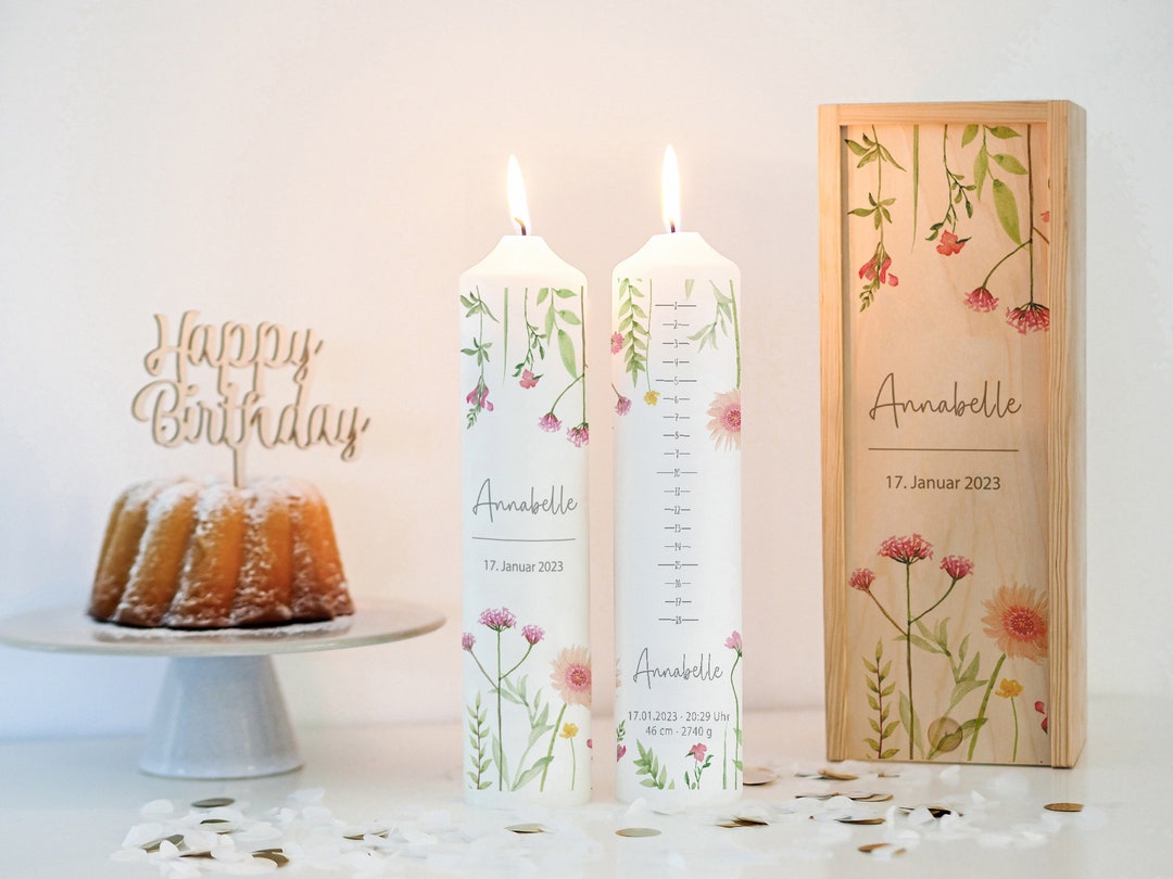 Birthday Candle With Flowers Pink, Birth Candle, Birthday Candles ...