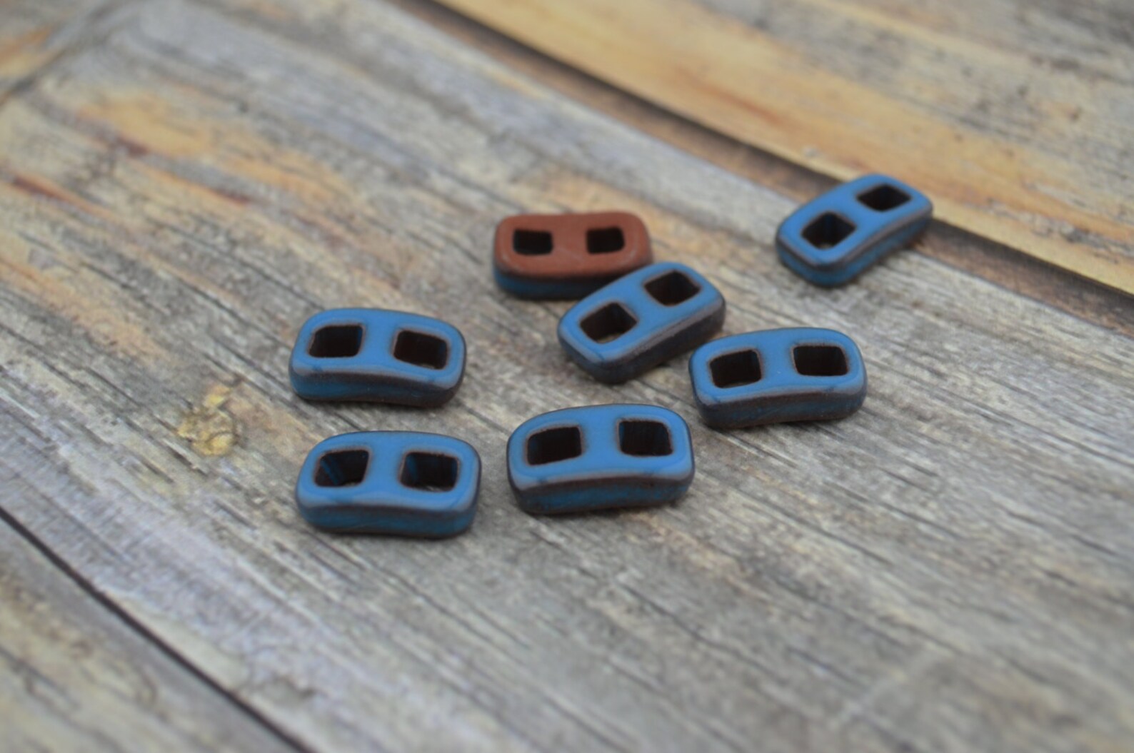 Blue Ceramic Clasp Buckle Clasp All-one-piece Instant Clasp - Etsy