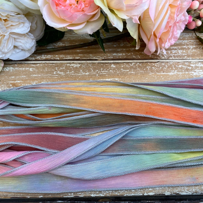 Silk Ribbon Flowers - Etsy